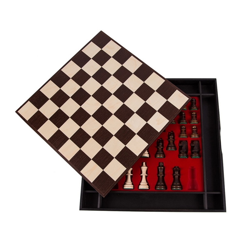 SQUARE - Negozio di scacchi - Scacchi in legno Set No 6 - America